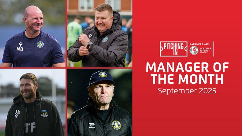 Choose your Northern Premier League Manager of the Month